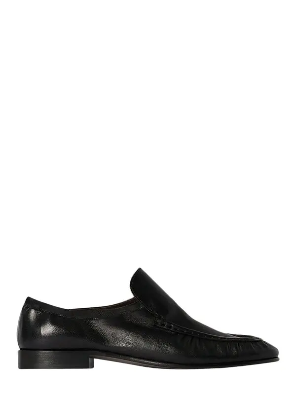 THE ROW Soft Moccasins Two - Black