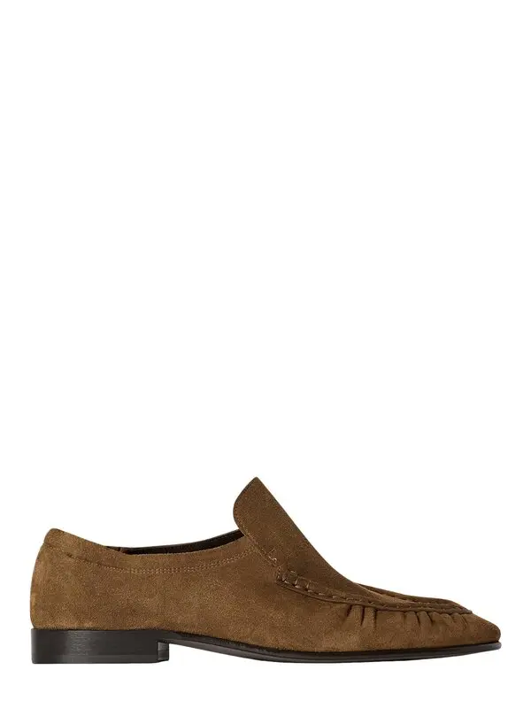 THE ROW Soft Moccasins Two - Brown