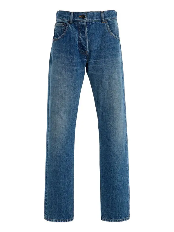 THE ROW Fima Rigid Low-rise Straight-leg Jeans - Medium Wash
