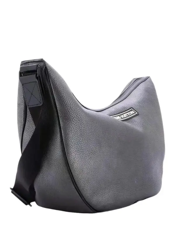 LOUIS VUITTON Alpha Taurillon Leather Hobo Bag - Grey