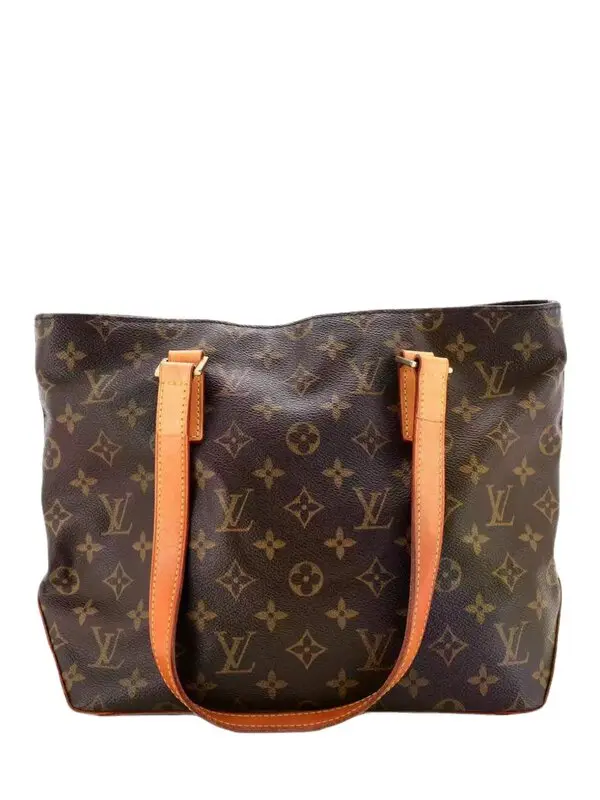 LOUIS VUITTON Monogram Canvas Cabas Piano Tote Bag - Brown
