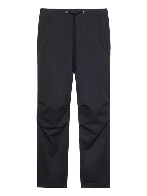 TOM FORD Cotton Twill Drawstring Trousers - Black