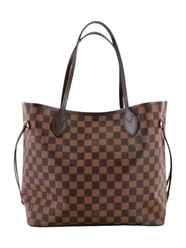 LOUIS VUITTON Damier Mm Neverfull Tote Bag - Brown