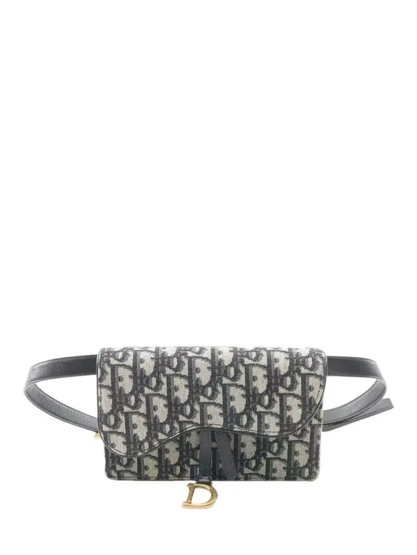 Dior Saddle Oblique Belt Bag - Neutrals