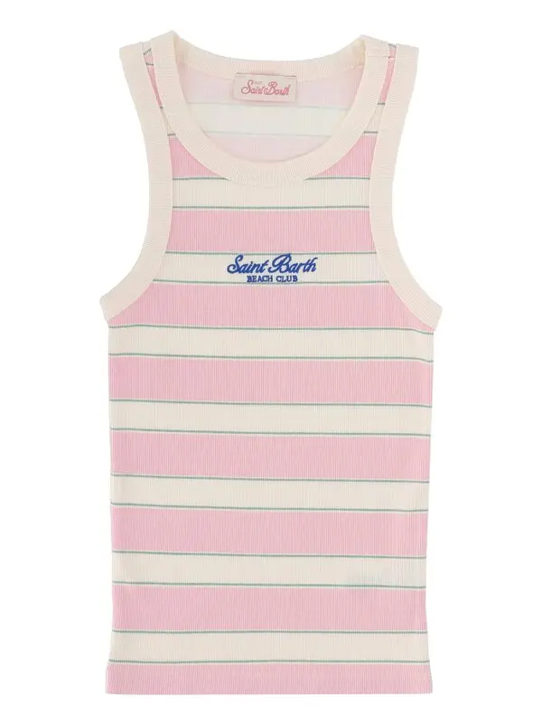 MC2 SAINT BARTH Ada" Striped Tank Top - Multicolour