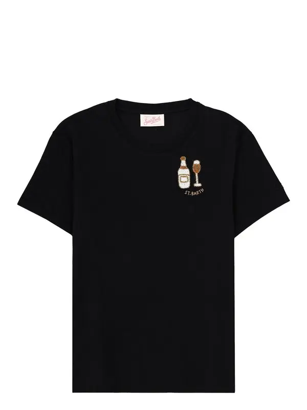 MC2 SAINT BARTH Emilie" T-shirt - Black