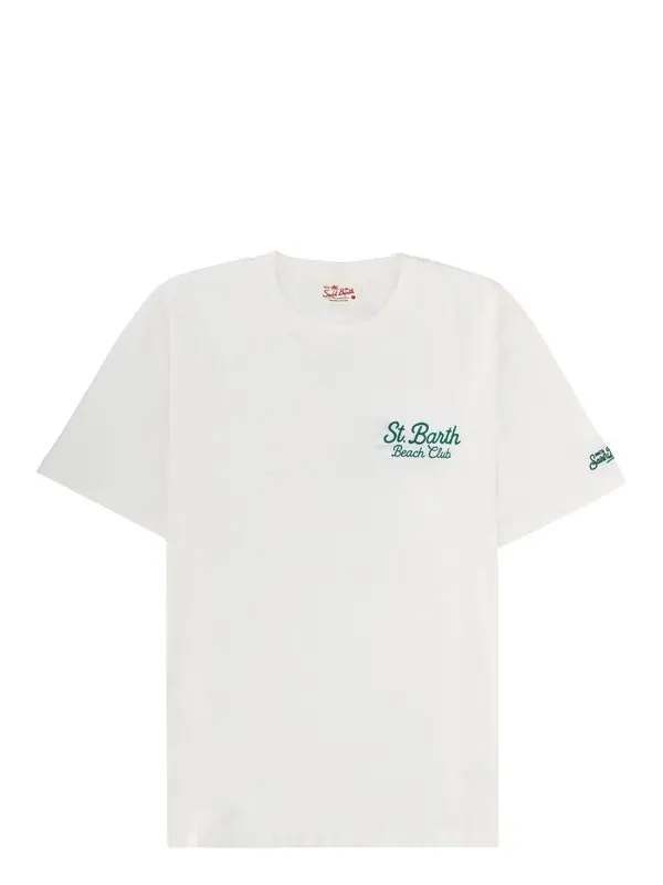 MC2 SAINT BARTH T-shirt Con Stampa - White