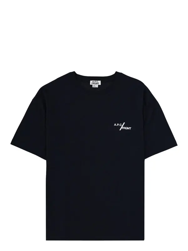A.p.c. T-shirt Con Logo - Black