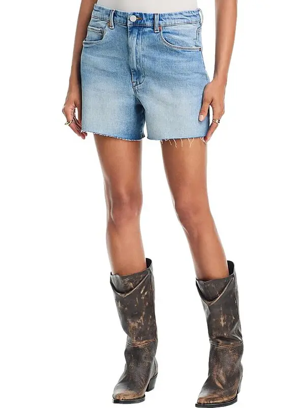 Blanknyc The Reeve High Rise Denim Shorts - Deep Dive