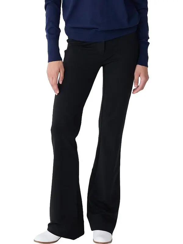 CALLAS MILANO Jules Stretch Jersey Fit And Flare Pant - Black