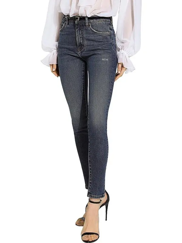 Dolce & Gabbana Audrey Skinny Denim Jeans - Medium Blue