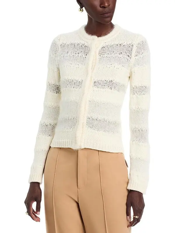 Fabiana Filippi Cardigan Sweater - Raffia