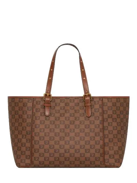 Gerard Darel Heritage Monogram Tote Bag - Camel