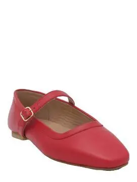 STIVALI NEW YORK Eterna Mary Jane Ballet Flat - Red