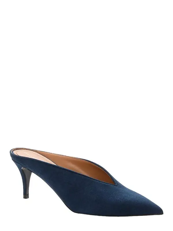 Stella McCartney Pointed 65 Mules - Navy