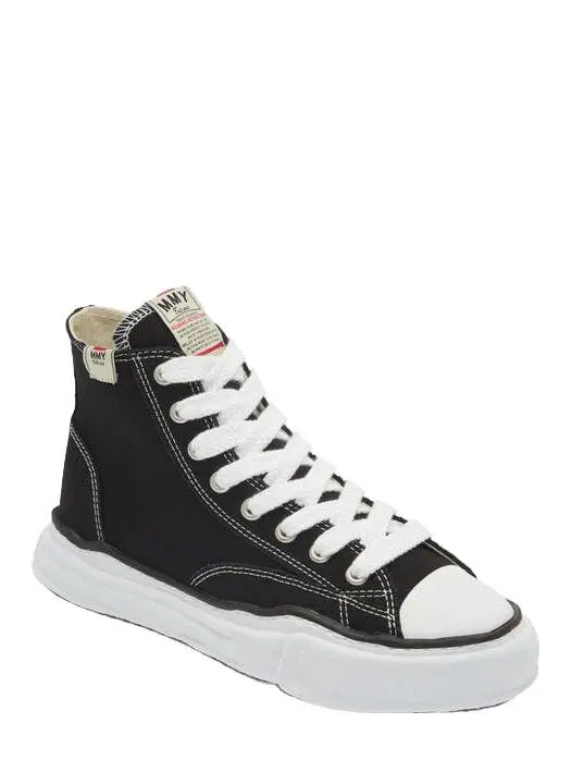 Mihara Yasuhiro Peterson High Top Sneakers - Black