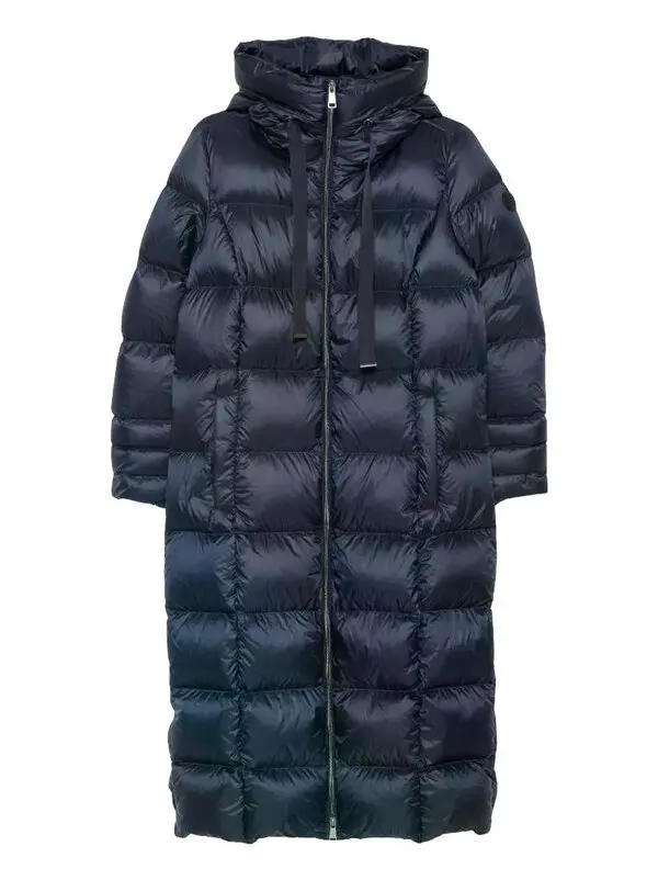 SERGIO MORETTI FIRENZE Quilted Hooded Coat - Blue