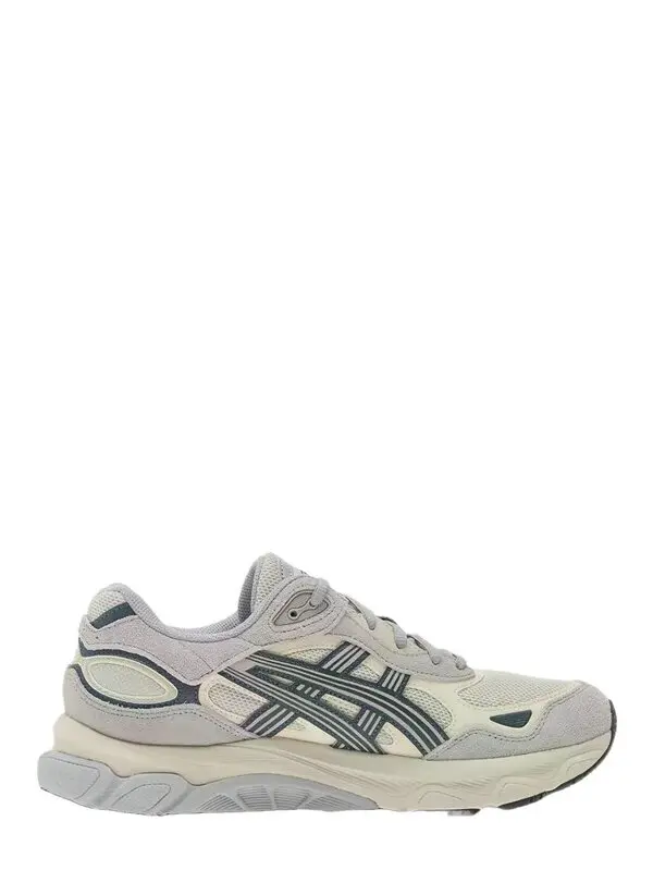 Asics Gel-nyc 2.0 Mesh-panelled Suede Sneakers - Grey