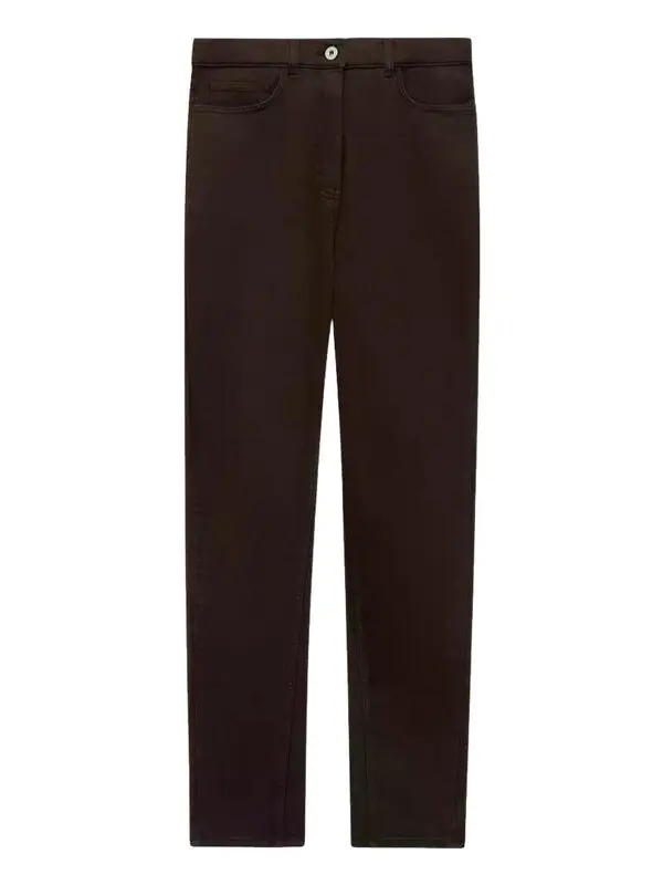 Another Tomorrow Slim-fit Jeans - Brown