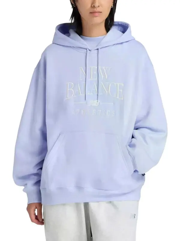 NEW BALANCE Trackside Fleece Hoodie - Purple