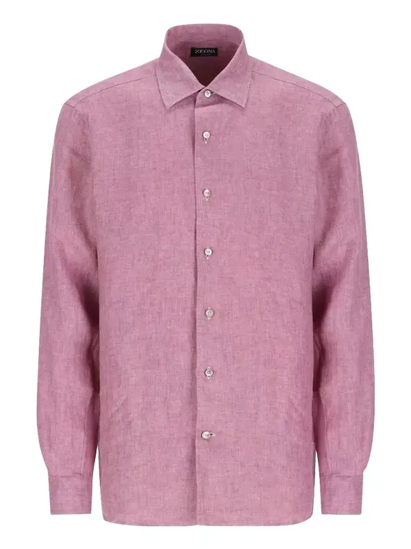 Zegna Oasi Délavé-effect Shirt - Pink