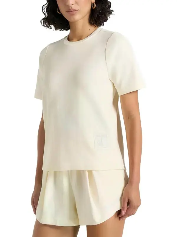 Manière De Voir Short-sleeve Cotton T-shirt - Neutrals