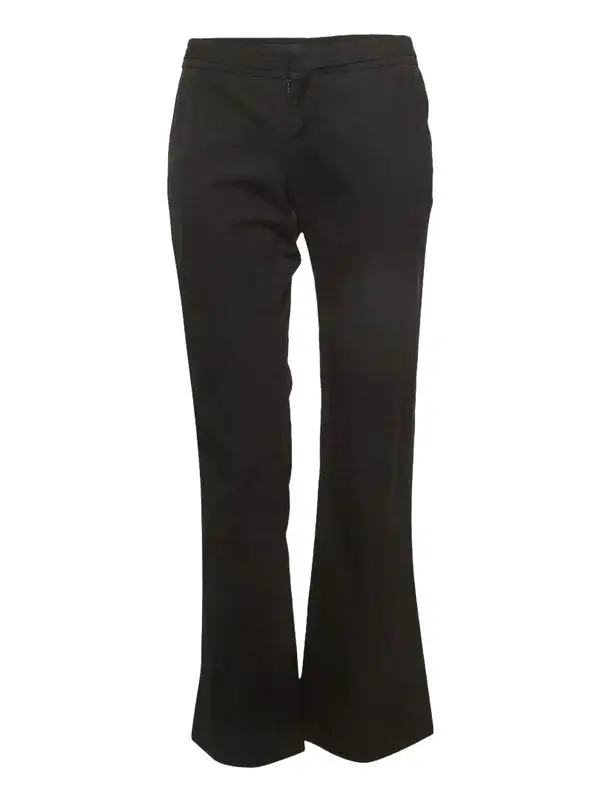 Gucci Belted Twill Trousers - Black