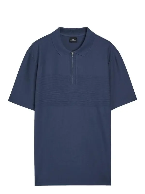 Paul Smith Piqué Cotton Polo Shirt - Blue