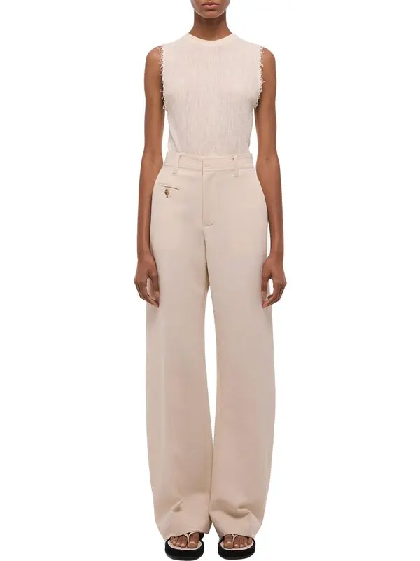 Helmut Lang Sailor Twill Articulated Trousers - Neutral