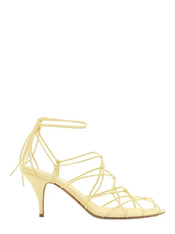 Ulla Johnson Colette Pump In Vegan Leather - Lemon