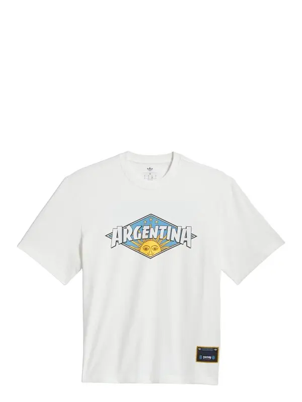 Adidas Argentina X Thrasher T-shirt Asia Sizing - Core White