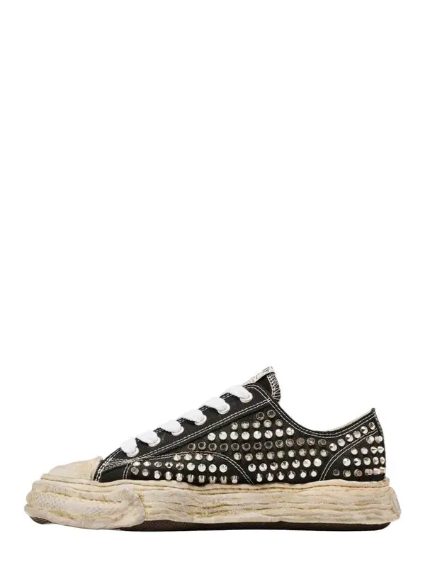 Mihara Yasuhiro Peterson 23 Og Sole Studded Canvas Low Top Sneakers - Black