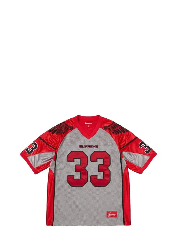Supreme Ss26 Wings Football Jersey - Grey
