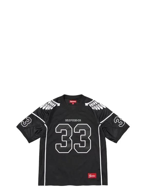 Supreme Ss26 Wings Football Jersey - Black