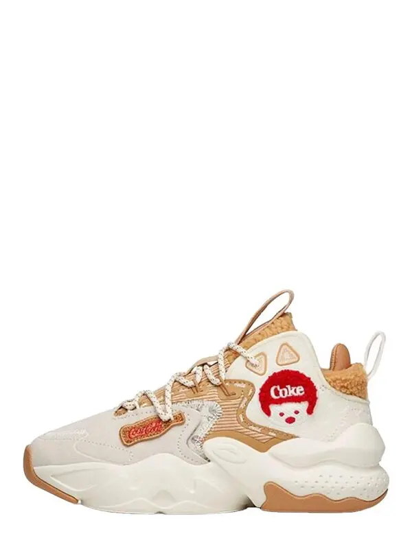ANTA X Coca Cola C37 Sneakers - White/brown/red