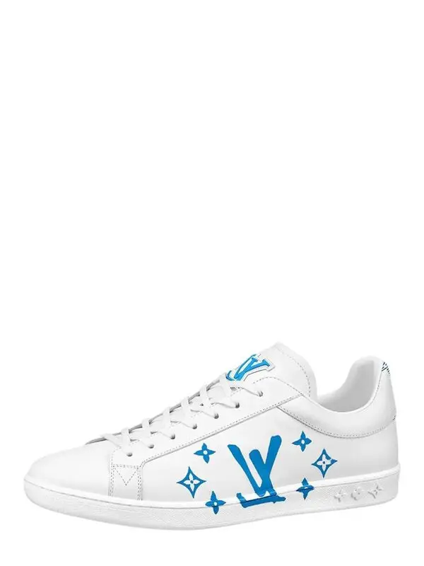 LOUIS VUITTON Luxembourg Samothrace Sneakers - White/blue