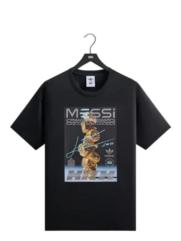 Kith X Messi For Adidas Football Graphic T-shirt - Black