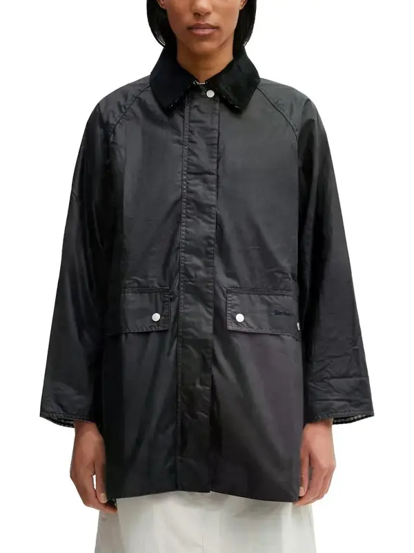 Barbour Wren Waxed Jacket - Blue