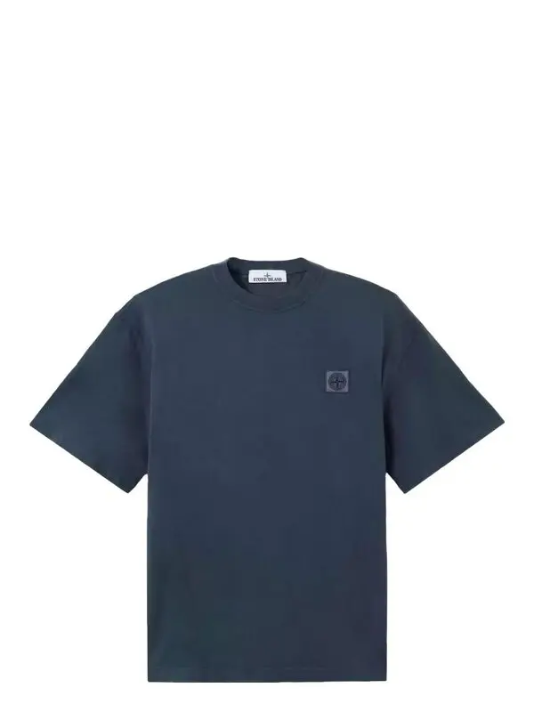 Stone Island 2100030 Combed Organic Cotton Jersey T-shirt - Blue