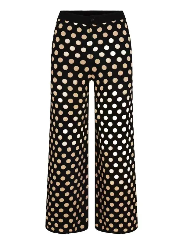 SIMONMILLER Jabber Polka Dot Trousers - Black