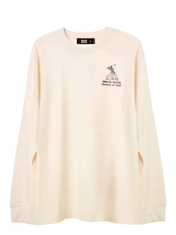 MARSH MAILLE Phantom Long-sleeve T-shirt - Neutrals