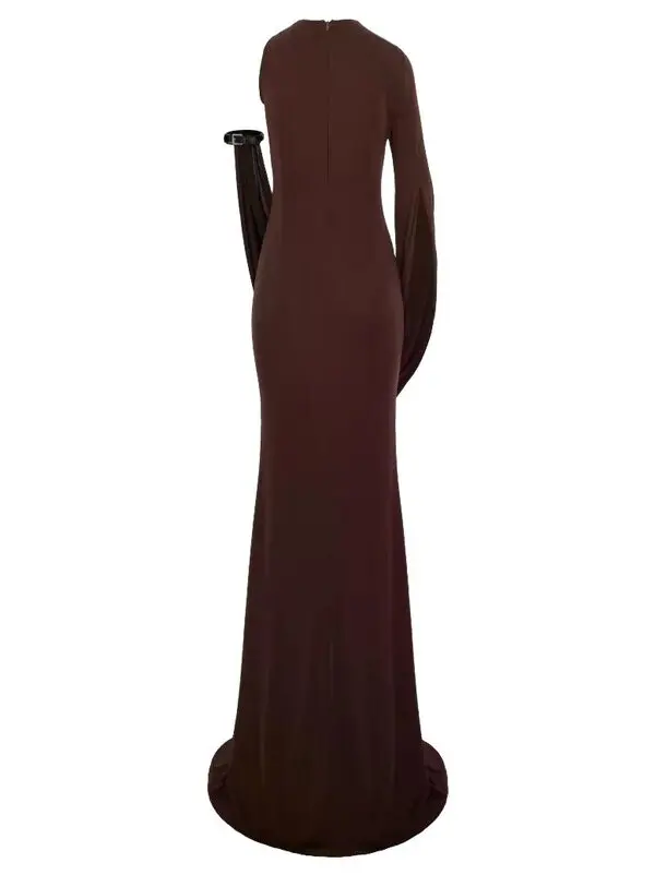 SEEN USERS Seen Iconic Bracelet Draped Maxi Dress - Brown