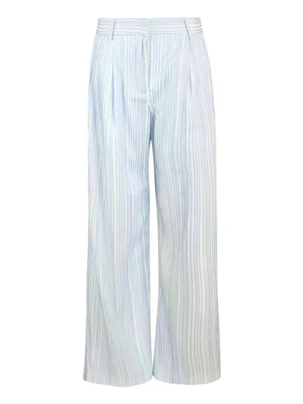 Simkhai Grace Striped Trousers - White