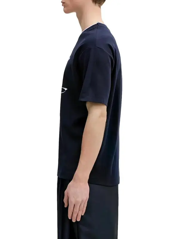 Drole De Monsieur Graphic-print T-shirt - Blue