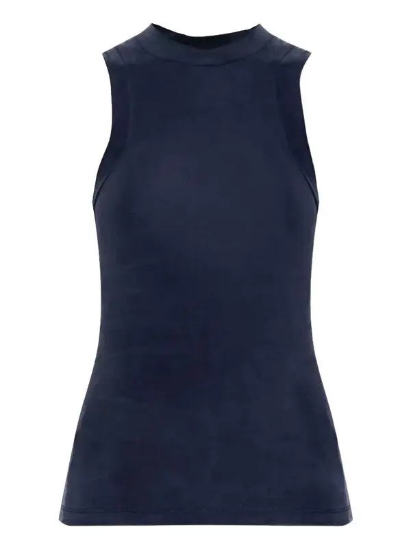 IRO PARIS Sleeveless High Neck Top - Blue