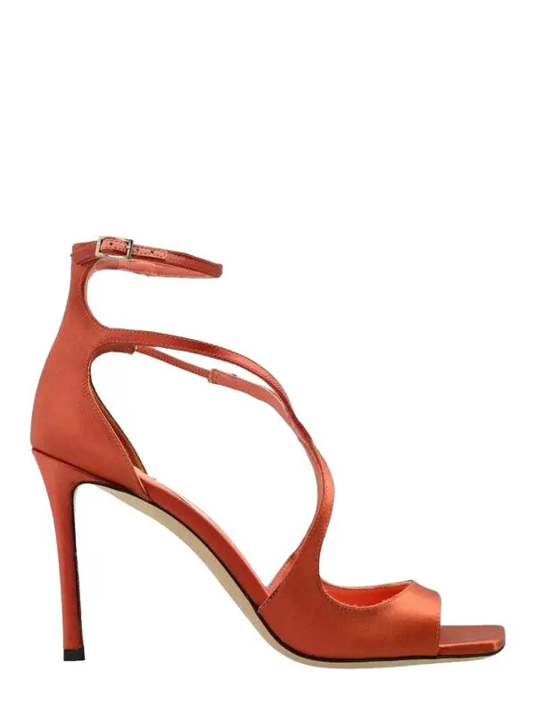JIMMY CHOO Azia 95 Strappy Sandals - Orange