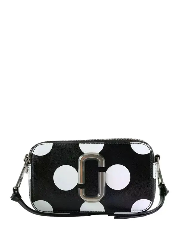 Marc Jacobs Snapshot Polka-dot Cross Body Bag - Black