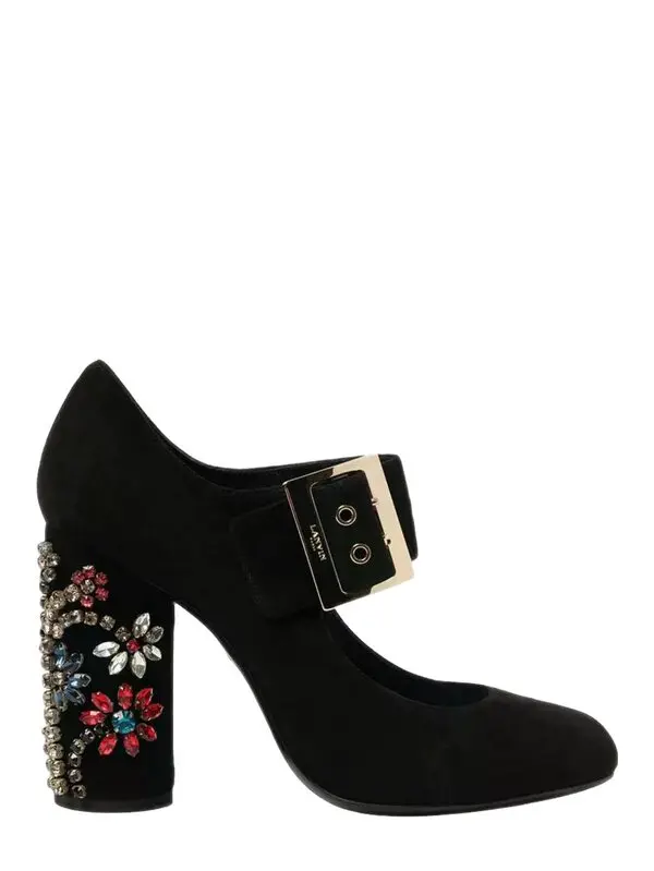 LANVIN Embellished Mary Jane Pumps - Black