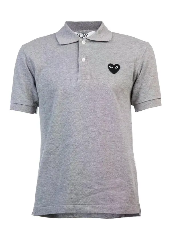 Play Comme Des Garcon Polo T-shirt - Grey
