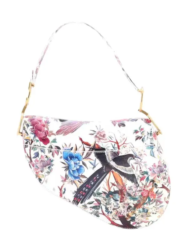 Dior Saddle Handbag With Strap - Multicolour